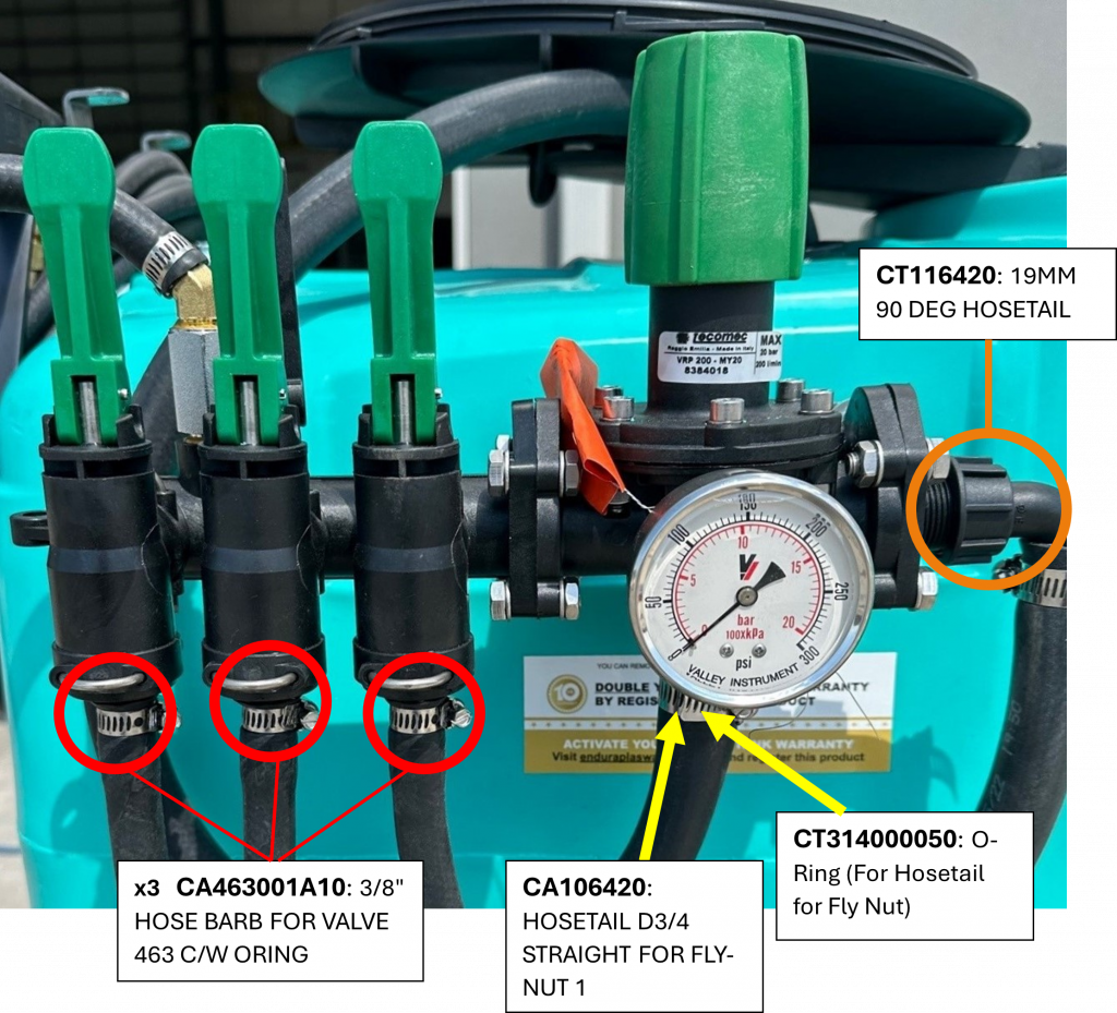 PRO VALVE BANK Manual Valve Assembly Kit Genuine Parts - Enduraplas ...